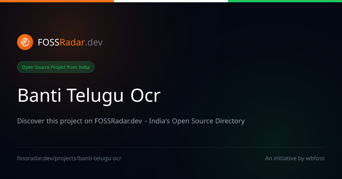 Banti Telugu OCR - Jupyter Notebook Open Source Project from Hyderabad ...