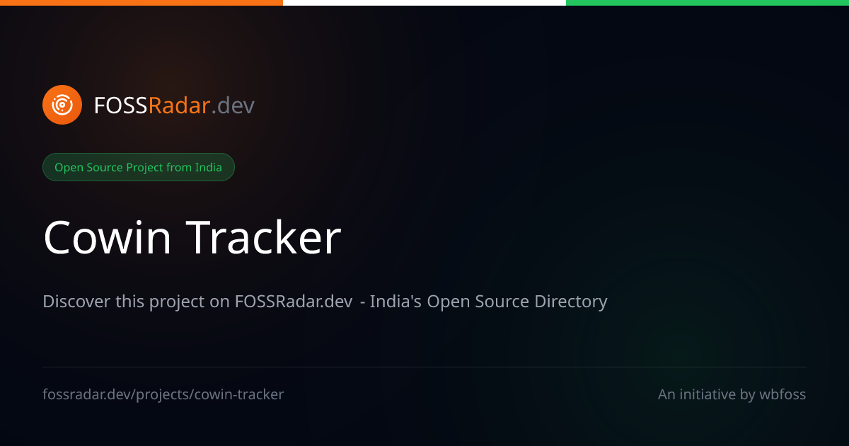 CoWIN Tracker - JavaScript Open Source Project from Pune, India ...